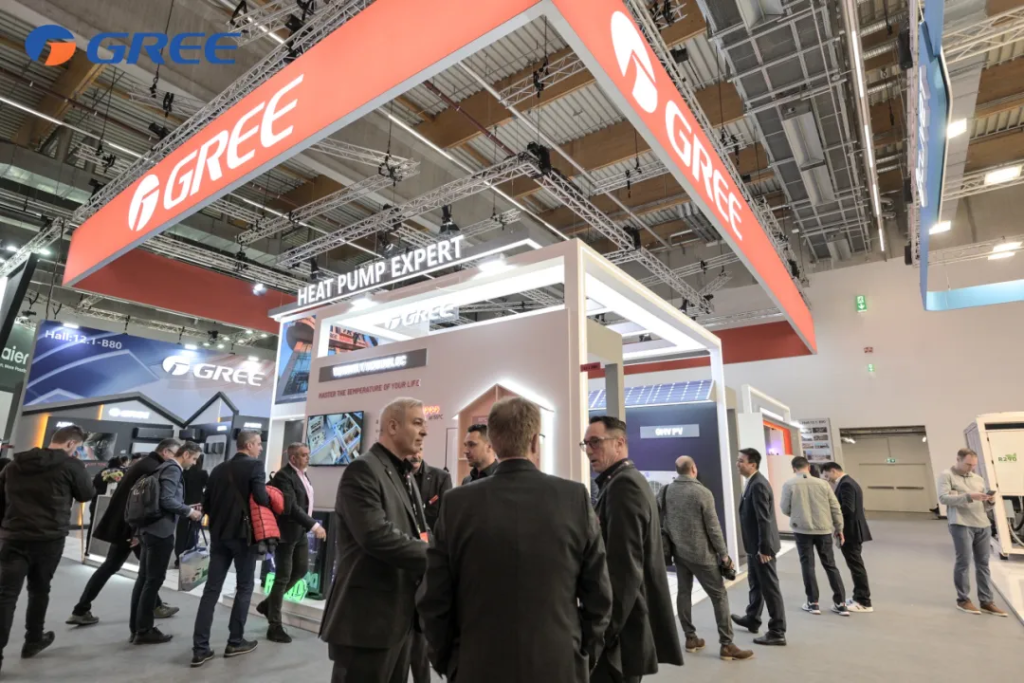 Gree made its debut at the ISH exhibition, and high-efficiency heat ...